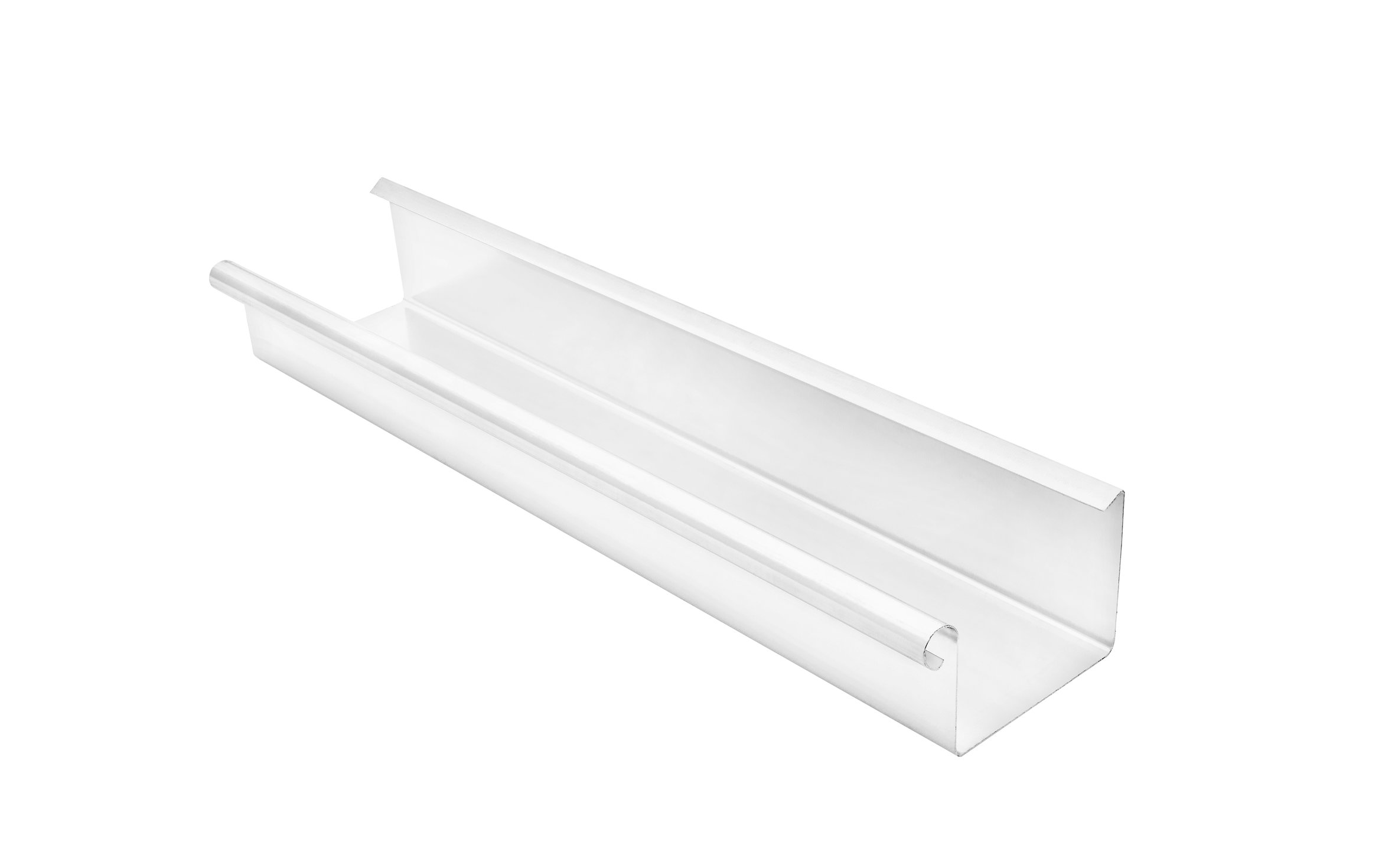 Farbige Kastenrinne aus Alu 3m|GRÖMO ALUSTAR